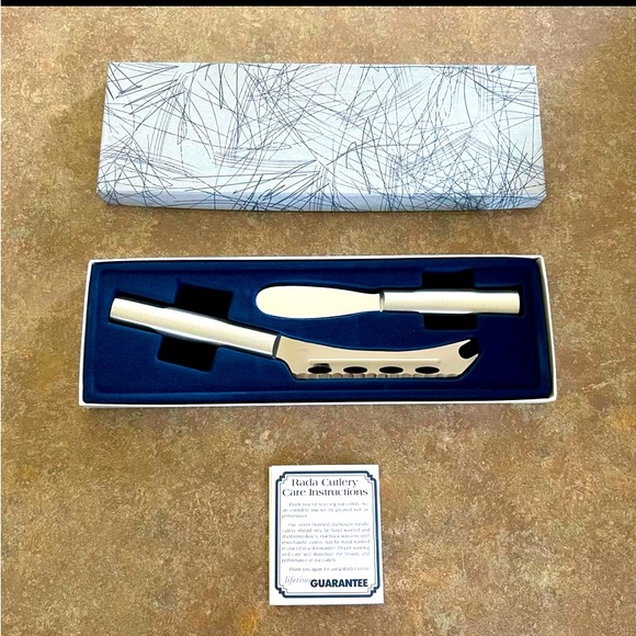 rada | Kitchen | Rada Cutlery Cheese Knife And Spreader Set Silver ...